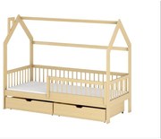 Legno Dětská postel ve tvaru domku Rakos borovice Rozměr (cm): 80x160