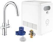 Grohe Blue Professional - Dřezová baterie s chladicím zařízením a filtrací, výsuvná sprška, chrom 31325002