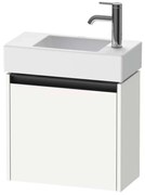 Duravit Ketho.2 - Umyvadlová skříňka 44x48x24 cm, 1 dvířka, panty vpravo, matná bílá K25072R18180000