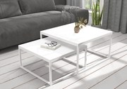 ADRK Furniture Konferenční stolek 2v1 KAMA CT-KAM-W-W
