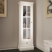 Elegantní Knihovna Se 3 Policemi Bílá Dřevěná