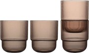 Sklenice z recyklovaného plastu v sadě 4 ks 400 ml Billi – Sagaform