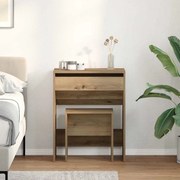 vidaXL Toaletní stolek se stoličkou 60 x 40 x 113,5 cm [868872] Barva: dub artisan