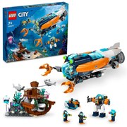 Lego stavebnice lego city 60379 hlubinná průzkumná ponorka