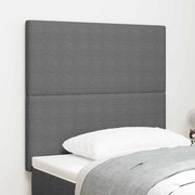 Čelo postele Světle šedá 80 cm Žebrovaná látka 3337712