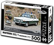 Puzzle retro-auta puzzle č. 79 wartburg 353/1 volkspolizei (1973) 500 dílků