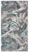 Šedo-tyrkysový koberec 80x150 cm Marbled – Flair Rugs