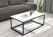 ADRK Furniture Konferenční stolek NARISA 100x60 CT-NAR-B-W