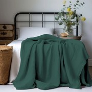 Mušelínový přehoz na postel Malachite