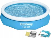 Bazén Zahradní Bazén Kulatý Rodinný Velký Voda Léto 305X66 CM Bestway