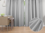 Biante Sametový závěs Velvet Premium SVP-027 Světle šedý - šířka 270 cm 270x200 cm