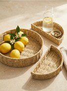 Sinsay - Sada pletených dekorativních podnosů 3 pack - béžová
