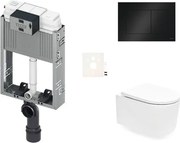 Závěsný WC set k zazdění SAT SIKOTZTOR72BL