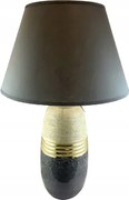 Lampa 55 CM Zlatá, Šedá, Vyražená Do Vzorů, Dárek