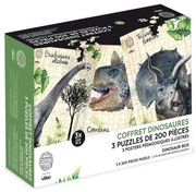 Vilac Sada 3 puzzle dinosaurů