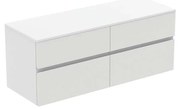 Ideal Standard Finesse - Umyvadlová skříňka, 140x51x56 cm, 4 zásuvky, matná bílá E3441Y1