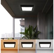 Brilagi - LED Koupelnové svítidlo FRAME LED/24W/230V 3000/4000/6000K IP44 černá BRI030