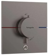 Hansgrohe ShowerSelect Comfort - Termostatická baterie pod omítku, kartáčovaný černý chrom 15575340