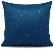 Spod Igły i Nitki Dekorační povlak na polštář 45x45 Crystal navy blue s krystaly