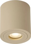 Moderní stropní bodové svítidlo Taupe GU10 50mm IP44 - Capa