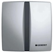 Geberit - Elektronické ovládání splachování pisoáru, síťové napájení, matný chrom 115.802.46.5