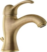 Sapho Sapho, KIRKÉ stojánková umyvadlová baterie s výpustí, bronz, KI02B