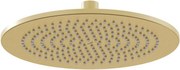Ravak - Hlavová sprcha, průměr 25 cm, kartáčované zlato X07P1238