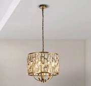 Searchlight 6585-5AB Závěsné glamour svítidlo BIJOU patina, průměr 44cm