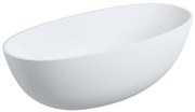 OMNIRES Shell M+ - Volně stojící vana, 160x75 cm, matná bílá SHELLWWBM