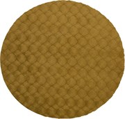 Obsession, Kusový koberec Diamond Cut 800 Honey kruh, 120x120 (průměr) kruh, hnědá, ložnice