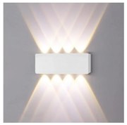 Top Light - LED Venkovní nástěnné svítidlo LED/8W/230V IP44 4000K bílá TP1766