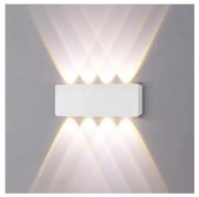 Top Light - LED Venkovní nástěnné svítidlo LED/8W/230V IP44 4000K bílá