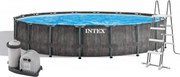 Nadzemní bazén Intex Greywood Prism Frame 549 x 122 cm 26744 s pískovou filtrací