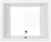 Polysan Deep - Hluboká sprchová vanička 110x90x26 cm, bílá 72363