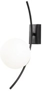Bílé/černé nástěnné svítidlo Hilal – Opviq lights