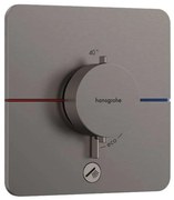 Hansgrohe ShowerSelect Comfort - Termostatická baterie pod omítku, kartáčovaný černý chrom 15589340