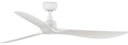 FARO Barcelona FARO 34363- Stropní ventilátor OUTWOOD L bílá pr. 150 cm IP44 + dálkové ovládání 34363