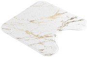 Bílá/ve zlaté barvě koupelnová předložka 45x45 cm Aquamarbre – douceur d'intérieur