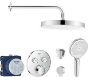 SANITINO - Sprchový set s baterií a tělesem pod omítku Grohe, příslušenství kielle, chrom SANI21GKK009