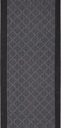 Condor Carpets, Protiskluzový běhoun na míru Boulevard 9229, šíře 100 cm, šedá, chodba / předsíň
