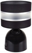Stolní lampa Elegance, 1x textilní stínítko (výběr z 6 barev), (výběr ze 3 barev konstrukce), s
