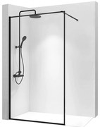 Sprchová zástěna Walk-in Bler Rea K7630 110x195 black