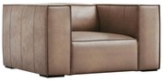 Světle hnědé kožené křeslo Madame – Windsor & Co Sofas