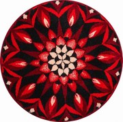 GRUND Mandala předložka POZNÁNÍ červená Rozměr: ø 60 cm