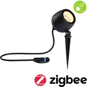 P 94768 Plug & Shine LED bodové zahradní světlo Smart Home Zigbee Kikolo neláká hmyz IP65 CCT 6,2W antracit - PAULMANN