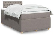 Box spring postel s matrací taupe 120x200 cm textil 3289734