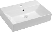 Aqualine Aqualine, Keramické umyvadlo 60x42cm, na desku, 10SF50060