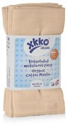 Kikko Dětské pleny z biobavlny XKKO Organic 40x40 Staré časy 10 ks - Natural