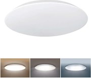 LED stropní světlo odolné vůči vlhkosti WO824 - průměr 38 cm, bílá