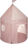 Dětský stan, O 100 cm, polyester, růžová barva